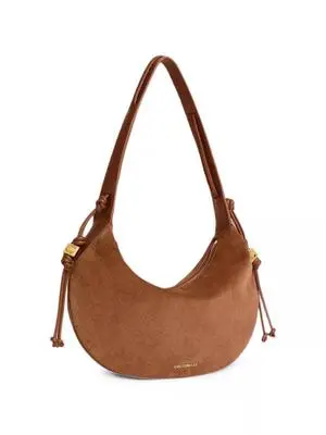 COCCINELLE Suede Shoulder Bag - Brown