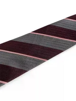 Paul Smith Striped Neck Tie - Red