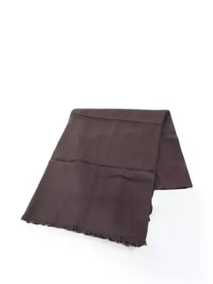 Gucci 2010s Fringed Scarf - Brown