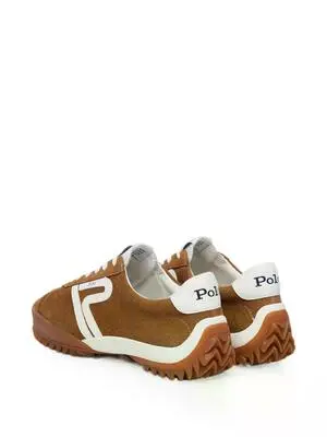 Polo Ralph Lauren Suede Low-top Sneakers With Logo Detailing
