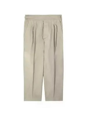 Patrizia Pepe Pleated Tailored Trousers - Neutrals
