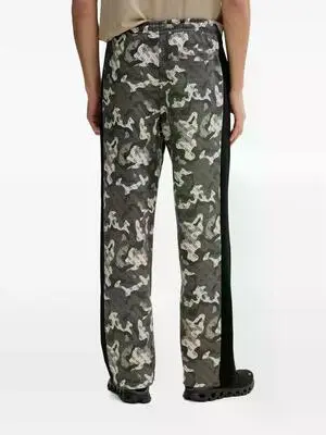 Guess Logo-print Camouflage-pattern Track Pants