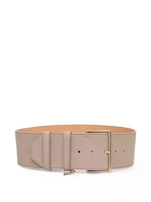 Guess Danya Wide Belt With Logo Charm