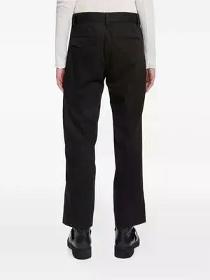 ANN DEMEULEMEESTER Cotton Twill Side Stripe Trousers
