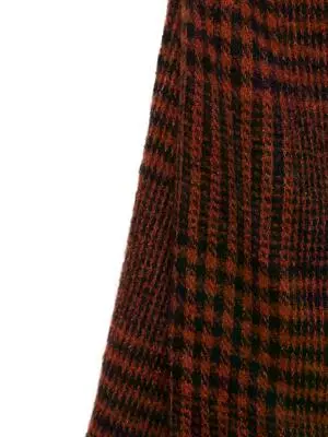 Faliero Sarti Principe Checked Fringed Scarf