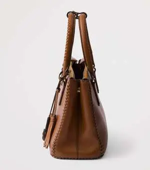Prada Medium Leather Galleria Top-handle Bag