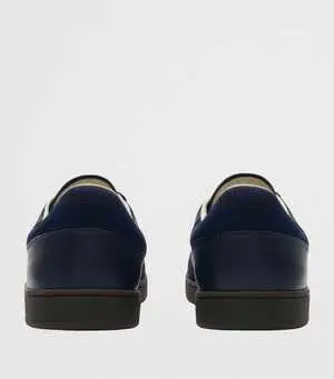 Burberry Leather And Suede Set Sneakers