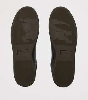 Burberry Leather And Suede Set Sneakers