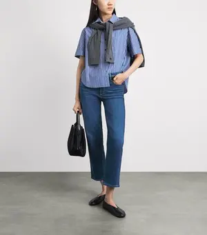 Paige Mason Ankle Straight Jeans