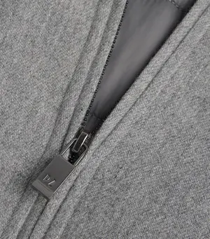 Pal Zileri Wool-blend Padded Bomber Jacket