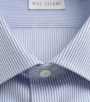Pal Zileri Cotton Stripe Shirt - Blue