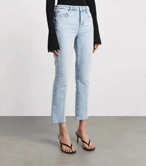 L'Agence Tati Cropped Micro Bootcut Jeans