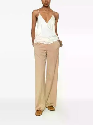 FORTE_FORTE Bead-embellished Wide-leg Trousers