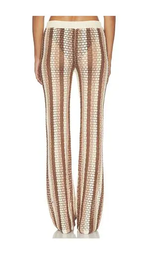 Superdown Francie Crochet Flare Trousers