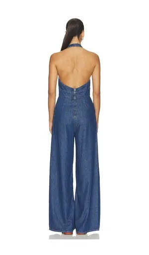 Paige Halter Neck Wide Leg Jumpsuit
