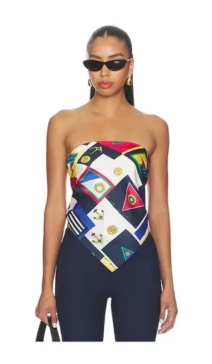 SEROYA Hark Satin Top In . Also