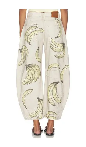 Free People X We The Free Good Luck Printed Jean
