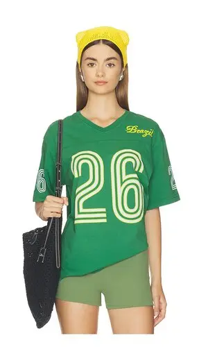 Junk Food Brazil 26 T-shirt - Green