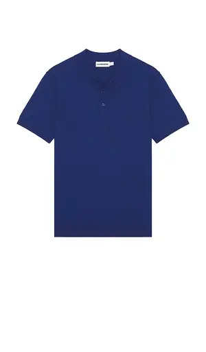 J. Lindeberg Ridge Knitted Polo In . Also - Blue