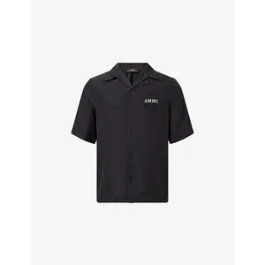 Amiri Logo-embroidery Camp Woven Shirt