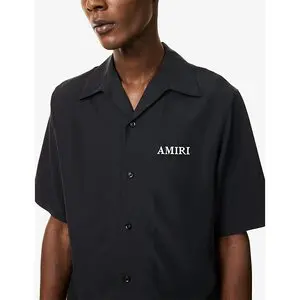 Amiri Logo-embroidery Camp Woven Shirt