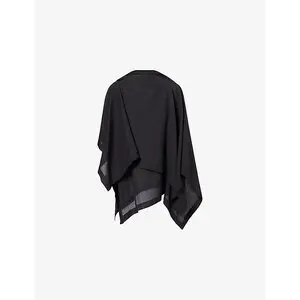 Issey Miyake All Squares Draped Woven Shirt - Black