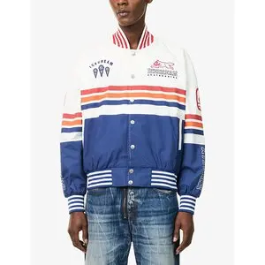 ICECREAM Logo-embroidered Cotton Bomber Jacket