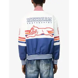 ICECREAM Logo-embroidered Cotton Bomber Jacket
