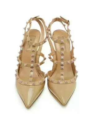 Valentino Garavani Rockstud Ankle-strap Pumps