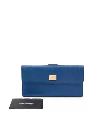 Dolce & Gabbana Logo-plaque Leather Wallet