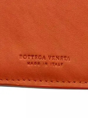 Bottega Veneta 2008 Intrecciato Flap Wallet - Orange