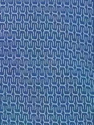 Hermès Printed Silk Neck Tie - Blue