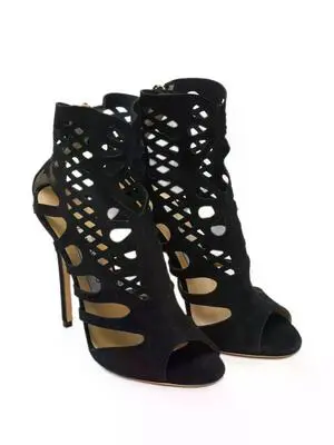 JIMMY CHOO Imogen Laser-cut Stiletto Sandals