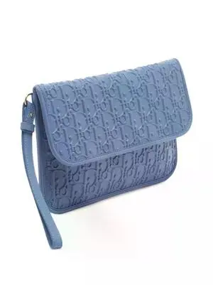 Dior Embossed Logo Pouch