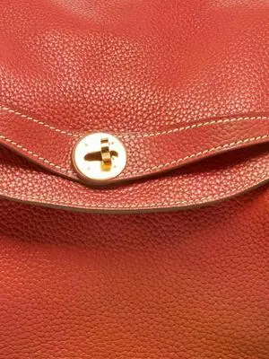 Hermès Lindy 34 Leather Shoulder Bag - Red