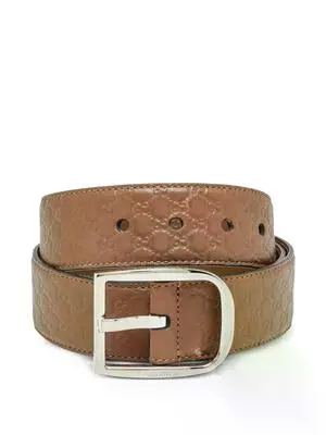 Gucci Microguccissima Belt - Brown