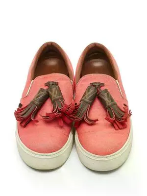 LOUIS VUITTON Destination Tassel Slip-on Sneakers