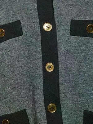 Moschino Button-front Cape Cardigan