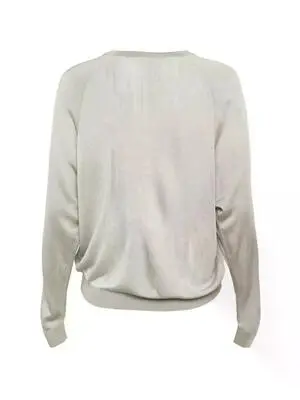 Emporio Armani Logo Jacquard Crew Neck Sweater