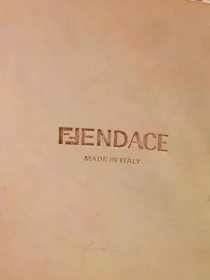 Fendi Fendace Crystal Embellished Wide Belt