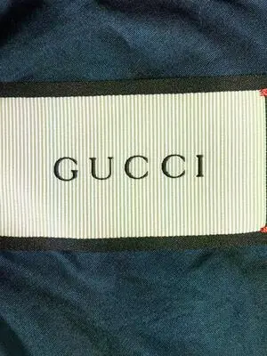 Gucci Long-sleeve Bomber Jacket With Panther Appliqu