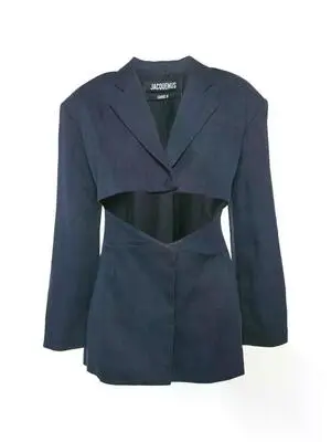 Jacquemus La Veste Arles Cut-out Mini Dress - Blue