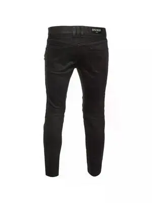 Balmain Ribbed Slim-fit Jeans