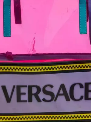 Versace 1990s Logo Tote Bag