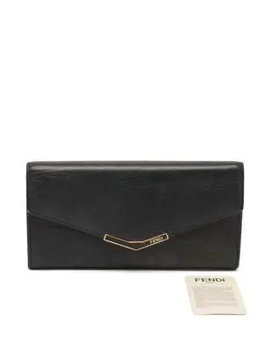 Fendi 2016 2jours Logo-bar Wallet - Black