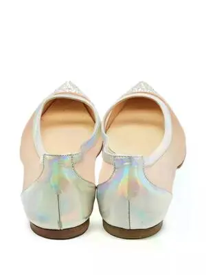 CHRISTIAN LOUBOUTIN Crystal Embellished Ballet Flats