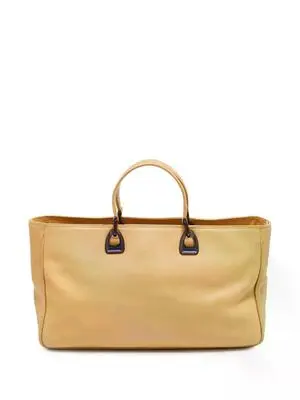 LANCEL East-west Leather Tote Bag - Neutrals