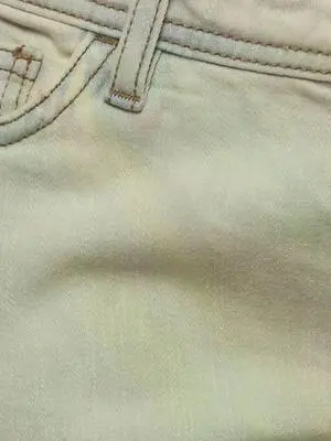 Dolce & Gabbana Beige Straight-fit Jeans With Ankle Zips