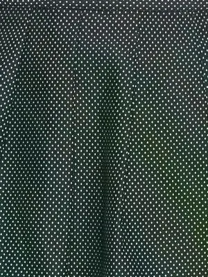 Emporio Armani Textured Polka Dot Pleated Midi Skirt