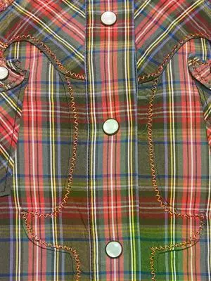 Dolce & Gabbana Plaid Sleeveless Shirt